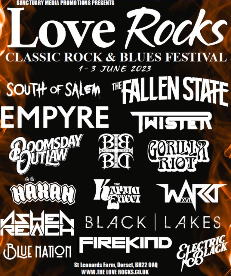 Ward XVI announced for Love Rocks Festival 2023 – Ward XVI