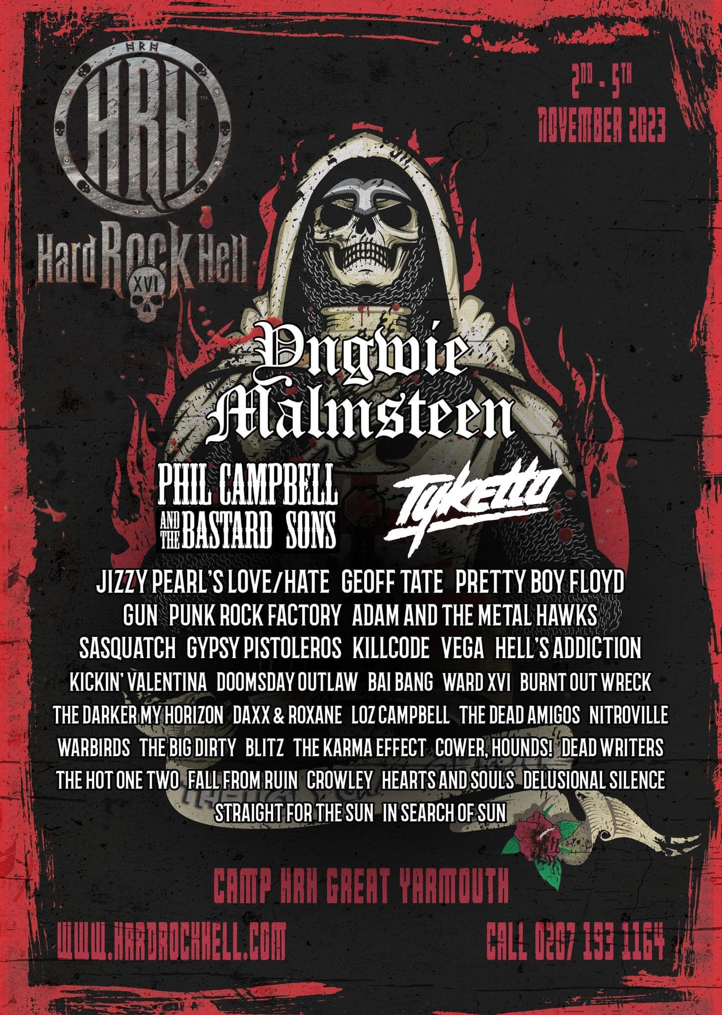 Ward XVI announced for Hard Rock Hell XVI – Ward XVI